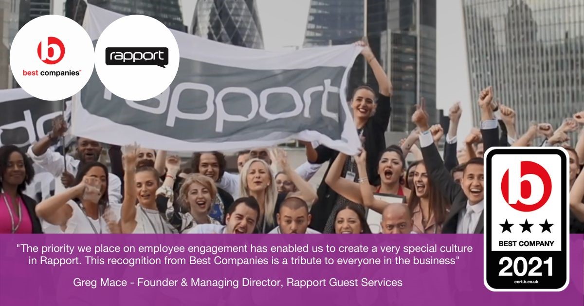 Rapport Awarded ‘World Class’ 3 Star Status from Best Companies ...